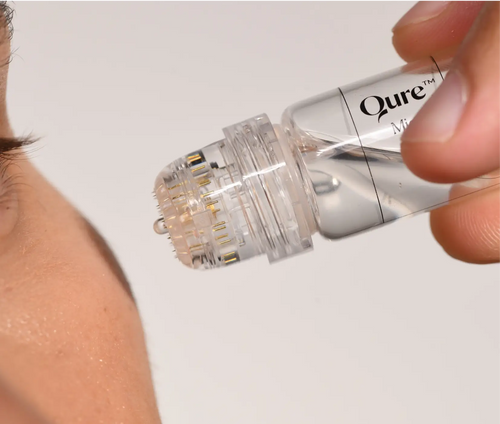 Qure Micro Infusion Men's Landing Page